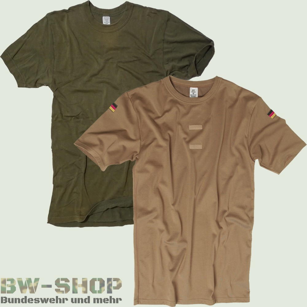 Original Bundeswehr T-Shirt Oliv / Tropen Bw Shirt